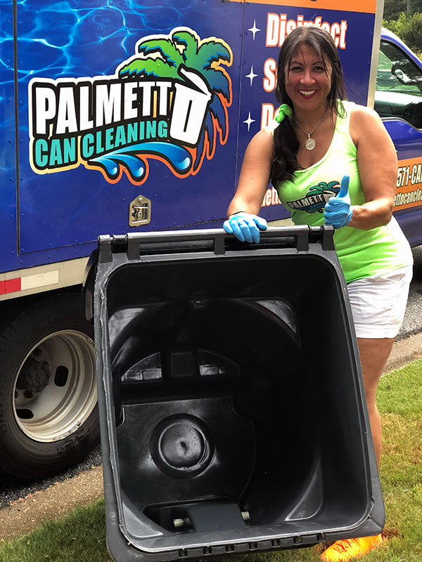 Trash Can Cleaning | Pressure Washing | Palmetto Can Cleaning